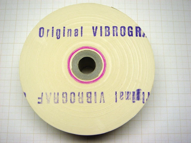 1 ROULEAU DE Papier D'origine Pour Vibrograf / Original Timing Machine ...