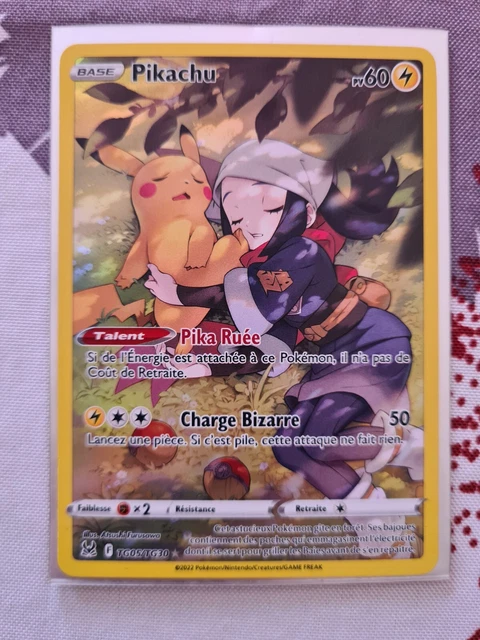 CARTE POKÉMON PIKACHU TG05/TG30 TG EB11 Origine Perdue FR NEUF EUR 10 ...