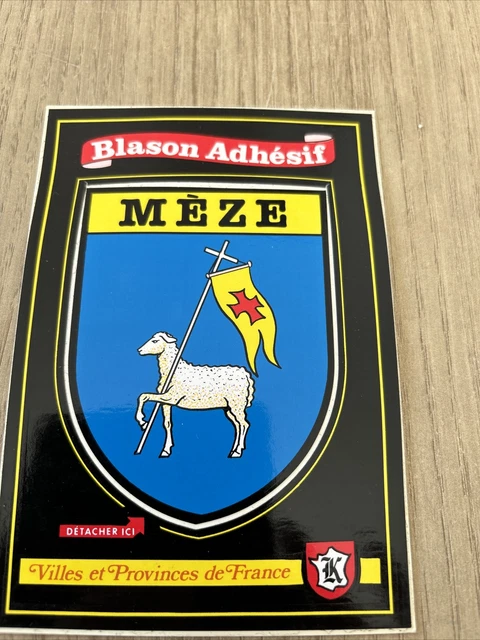 BLASON ADHÉSIF VILLES Et Provinces De France Meze EUR 2,40 - PicClick FR
