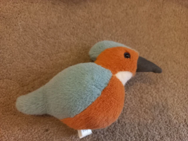 JELLYCAT BIRDLING KINGFISHER Soft Toy Plush Colourful Stuffed Animal £ ...