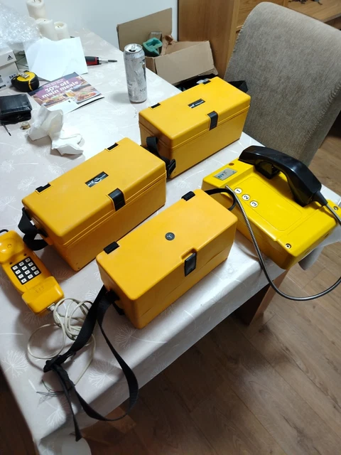 GPO VINTAGE YELLOW telephones untested £52.72 - PicClick UK