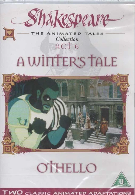 SHAKESPEARE ANIMATED TALES - A Winters Tale & Othello - Sealed NEW DVD ...