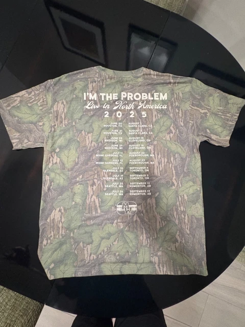 MORGAN WALLEN I’M The Problem Official 2025 Camo Tour Shirt Size M £102 ...