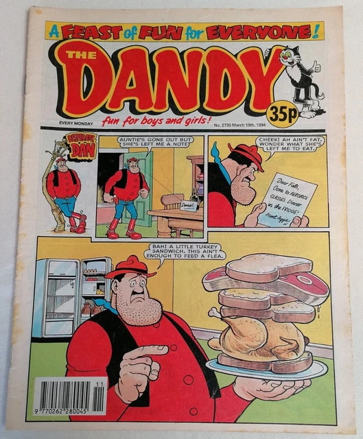 COMIC - VINTAGE British Comic The Dandy Fun For Boys & Girls No. #2730 ...