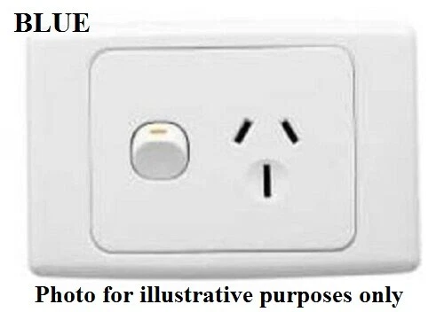 CLIPSAL 2000-SERIES SINGLE SWITCH SOCKET 1-Pole 15A 250V 3-Pin Large ...
