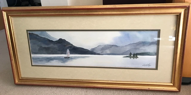 DIGBY PAGE ORIGINAL watercolour Lake District scene £200.00 - PicClick UK