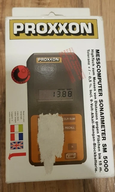 PROXXON MESSCOMPUTER SONARMETER SM 5000 EUR 25,00 - PicClick DE