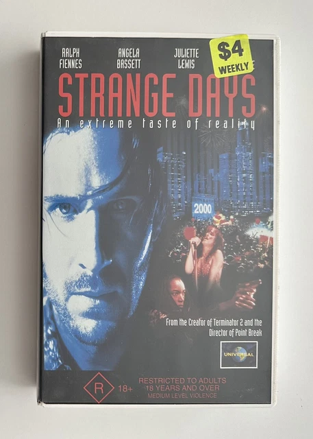 STRANGE DAYS [VHS] CIC Video Big Box Ex-Rental Tape Kathryn Bigelow Sci ...