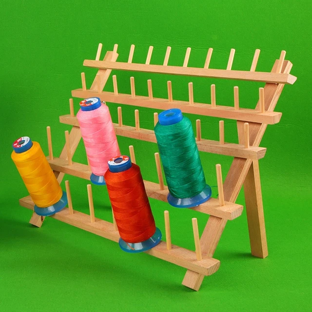 PORTE-FIL COUDRE en bois pliable cologique pour organiser 60 x 40 x 3 ...