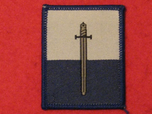 BRITISH ARMY 16TH Royal Signals Regiment Trf Badge Blue And White Sword ...