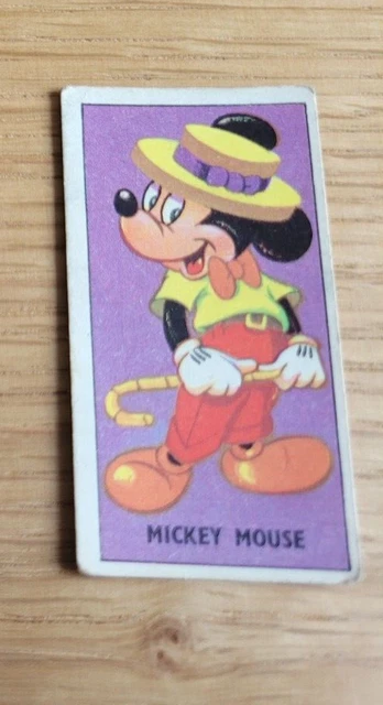 1957 BARRATT WALT Disney - Mickey's Sweet Cigarettes MICKEY MOUSE #48 ...