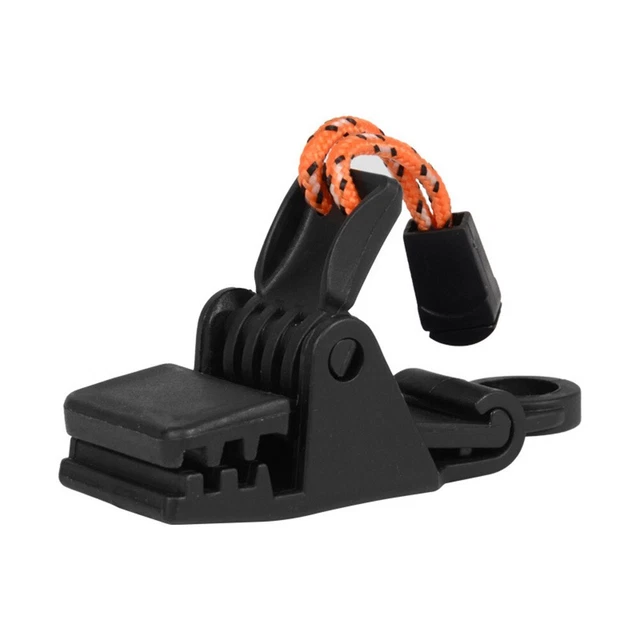 TENTE PINCE CLIPS Corde Fort Prise Bâche Tente Wind Corde Auvent ...
