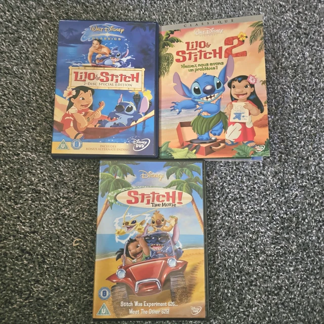 LILO AND STITCH DVD Set - Lilo And Stitch / Lilo And Stitch 2 / Stitch ...