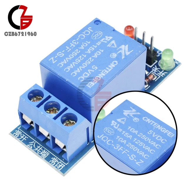 BOUCLIER MODULE RELAIS 1 canal 5V pour Arduino uno 1280 2560 ARM PIC ...