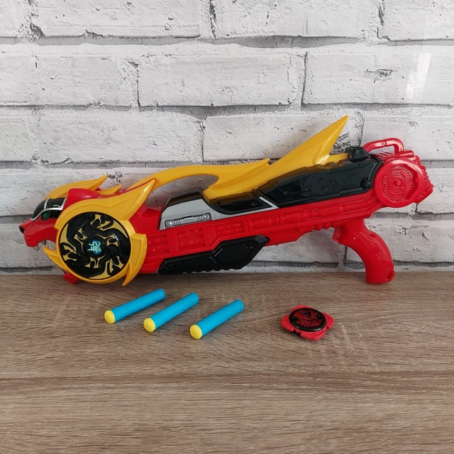 POWER RANGERS NINJA Super Steel Blaster Lion Gun Bullets Battle Sound ...