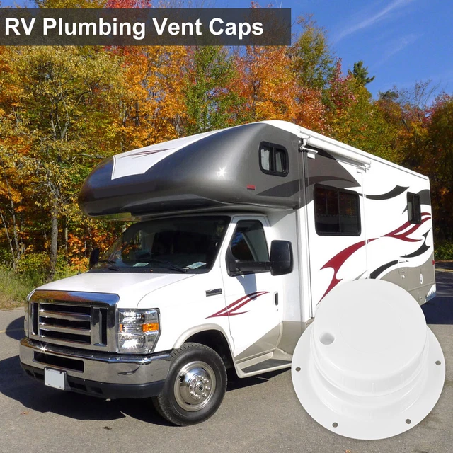 2PCS RV PLUMBING Vent Cap Plastic RV Roof Vent Cover Replacement RV ...