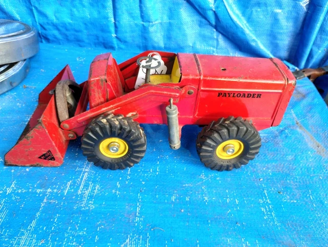 + VINTAGE WYANDOTTE Pressed Steel Red Hough Payloader Front End Loader ...