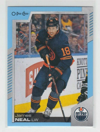 20/21 OPC EDMONTON Oilers James Neal Blue Border card #469 $3.99 ...