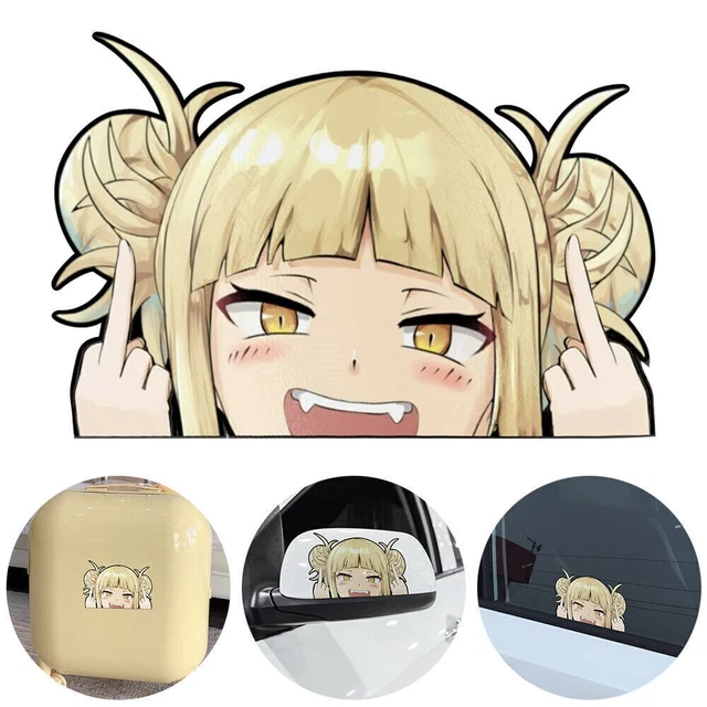 My Hero Academia Car Sticker Himiko Toga Cartoon Peeker Anime Jdm Window Decals £729 Picclick Uk