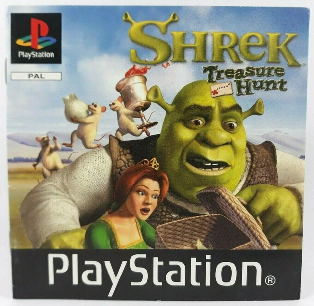 SHREK TREASURE HUNT Sony Playstation PS1 Notice Only PAL Fr ...