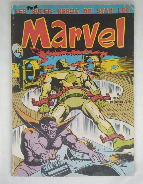 MARVEL N°4 , Stan Lee/Jack Kirby/Gene Colan/Steve Ditko ( éd Lug , 07/ ...