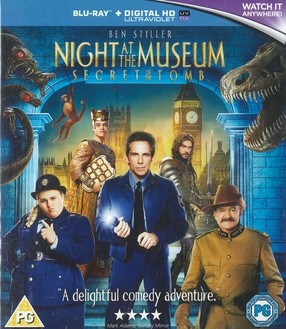 NIGHT AT THE Museum: Secret Of The Tomb (2014) Blu-Ray, Ben Stiller ...