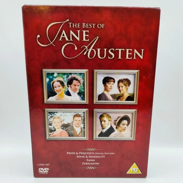 BEST OF JANE Austen DVD Box Set BBC Pride & Prejudice Emma Persuasion ...