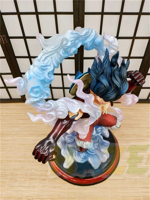 ANIME ONE PIECE Monkey D Luffy Gear 4 Snake Man Figure Statue Model Toy ...