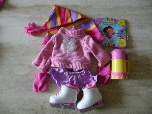 ***DORA DRESS UP Adventure Doll Ice Skating Outfit Clothes Set*** £10. ...