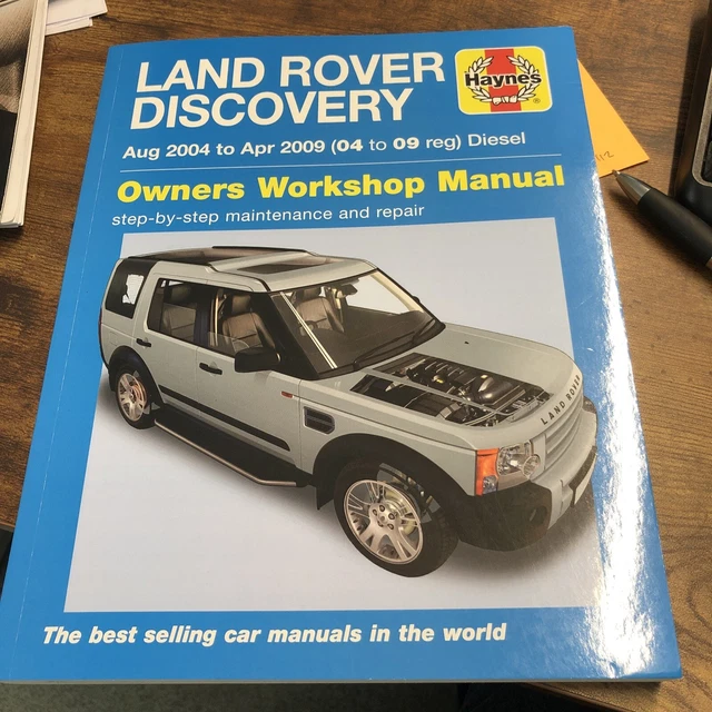 LAND ROVER DISCOVERY Diesel (Aug 04 - Apr 09) Haynes Repair Manual ...