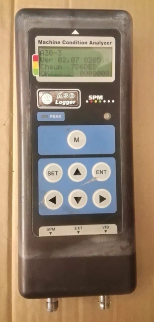 SPM A30 2 Logger Analyzer / Machine Condition Analyzer In working ...