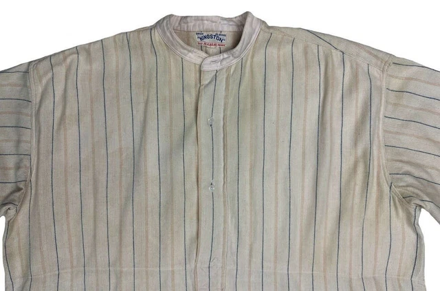 ORIGINAL 1930S BRITISH Collarless Wool Flannel Shirt By ‘Kingston’ £65. ...