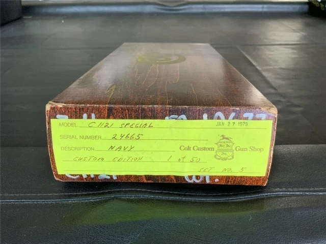 COLT MODEL 1851 NAVY (2ND GENERATION) Custom Shop Factory Box $250.00 ...