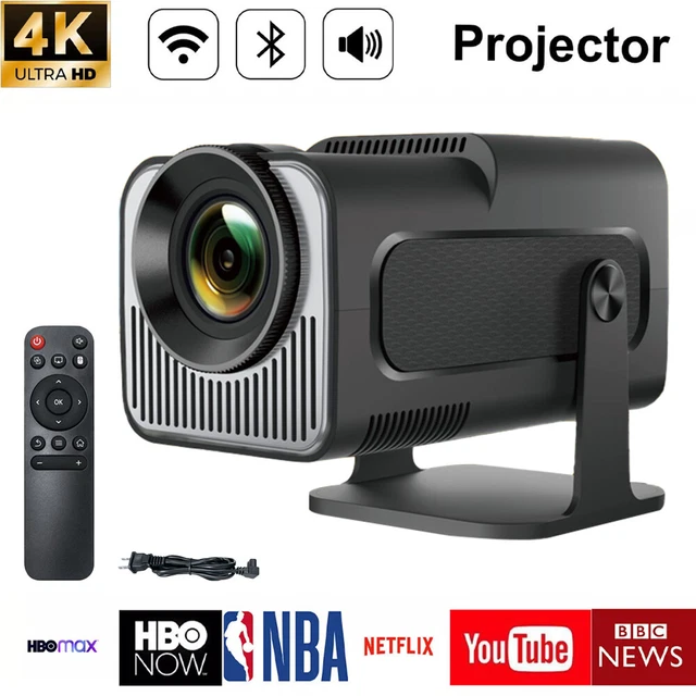 MINI PORTABLE PROJECTOR 4K 1080P UHD Home Theater 20000 Lumen LED WiFi ...