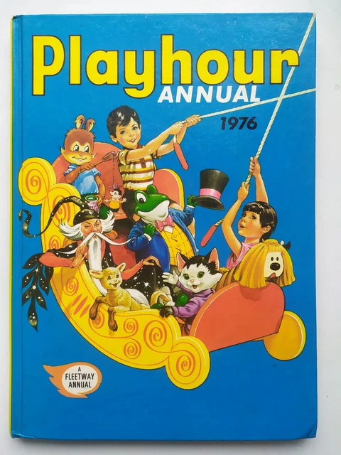 PLAYHOUR ANNUAL 1976 Magic Roundabout Sonny and Sally Mr Strong Tommy Troouble £5.49 - PicClick UK