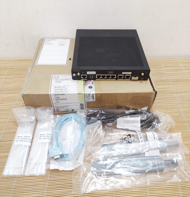 NUOVO ROUTER CISCO C921-4PLTEGB ISR 900 non statunitense 4G lte hspa+ ...