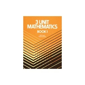 3 UNIT MATHS Book 1 by Stan Jones (Paperback, 2003) EUR 79,12 - PicClick IT