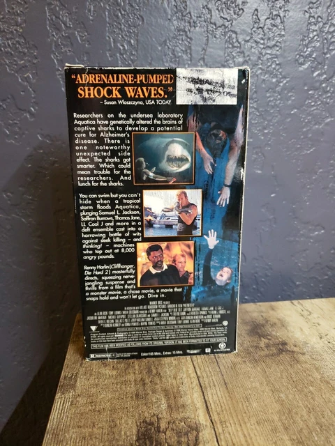 DEEP BLUE SEA VHS Tape, LL Cool J, SCREENING COPY £13.77 - PicClick UK