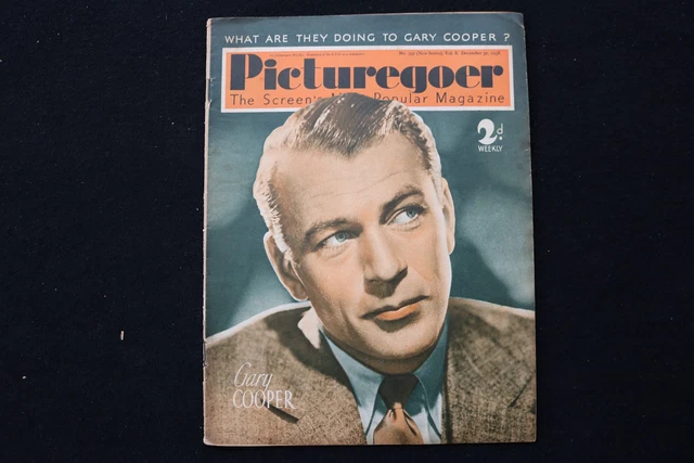 1938 DECEMBER 31 Picturegoer Magazine - Gary Cooper Cover - E 26016 £56 ...