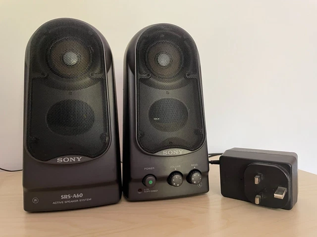 SONY SRS A-60 active loudspeakers. UK Tested And Working- Excellent ...