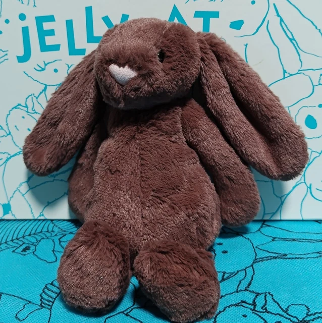 JELLYCAT SMALL BASHFUL Fudge Bunny £45.00 - PicClick UK