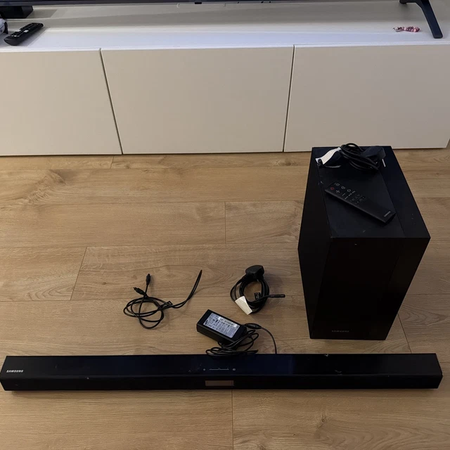 SAMSUNG HW-H450 SOUNDBAR with Subwoofer PS-WH450 Full Working Order £69 ...