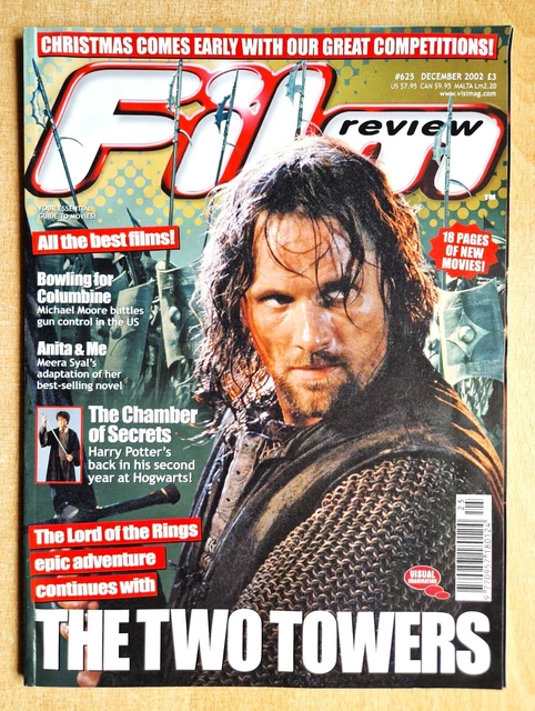FILM REVIEW MAGAZINE December 2002 Lord Of The Rings Ian McKellen Born ...
