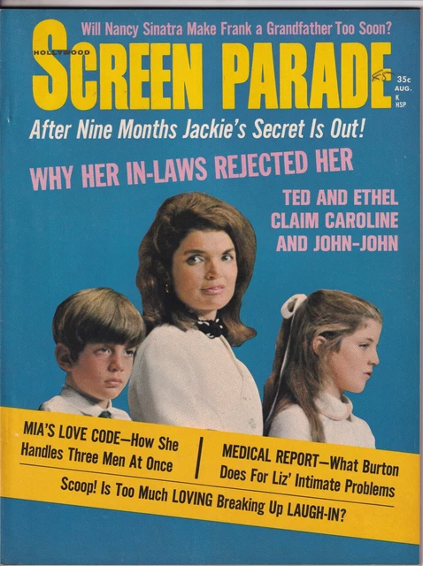 SCREEN PARADE MAGAZINE - August 1969, Nancy Sinatra, Kathy Lennon ...