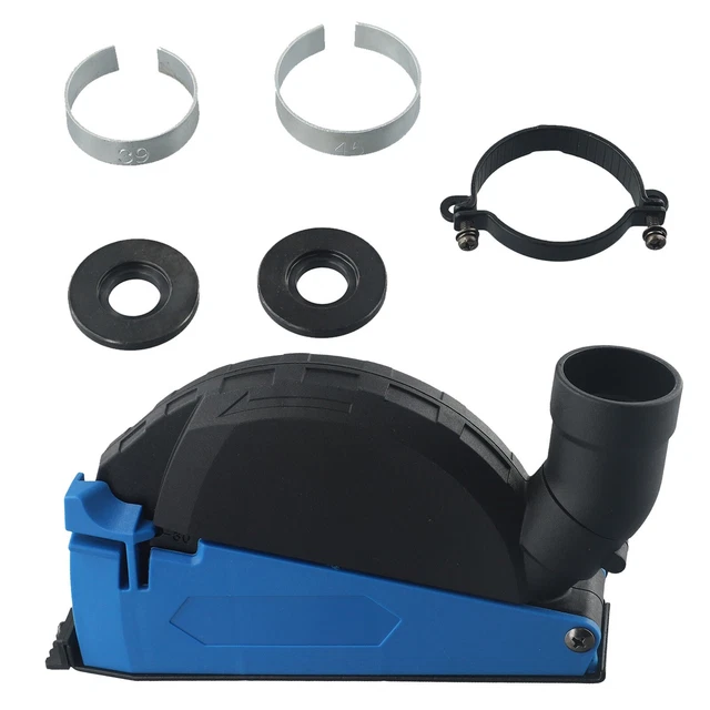 ADJUSTABLE DEPTH CUTTING Dust Shroud Collector Fits 4 and 5 inch Hand ...