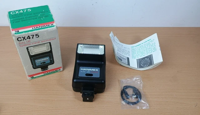HANIMEX CX475 AUTO Manual Flash Unit Vintage £14.00 - PicClick UK