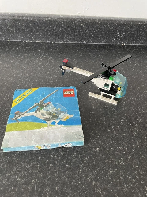 LEGO 6642 VINTAGE Legoland Police Helicopter Complete With Instructions ...