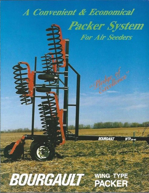 FARM IMPLEMENT BROCHURE - Bourgault - Wing Type Packer for Air Seeder ...