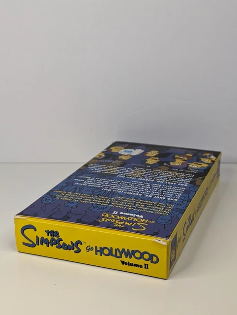 THE SIMPSONS GO Hollywood Volume 2 II (VHS Tape 1999) Animated Comedy ...
