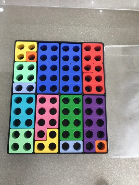 NUMICON BOX OF 80 Numicon Shapes Complete Set Oxford University Maths ...